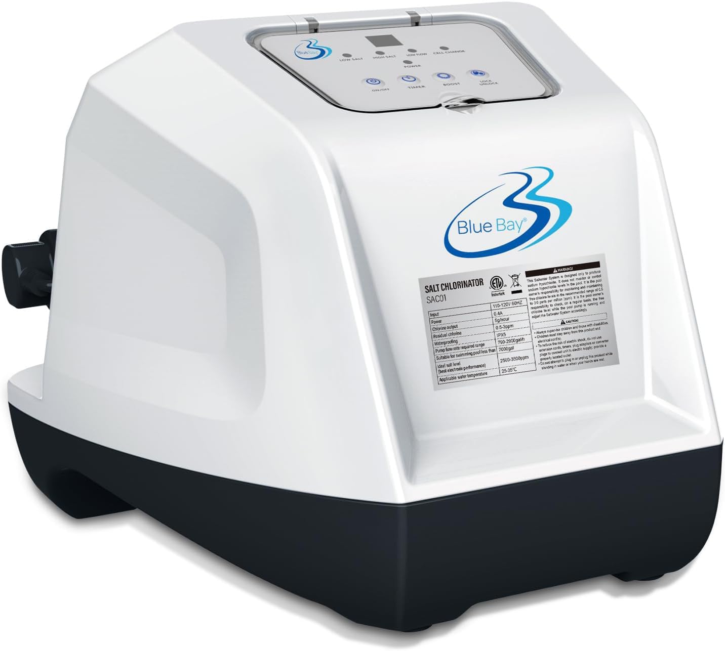 Amazon.com : INTEX 26687EG QS700 Saltwater Chlorine System for Above ...