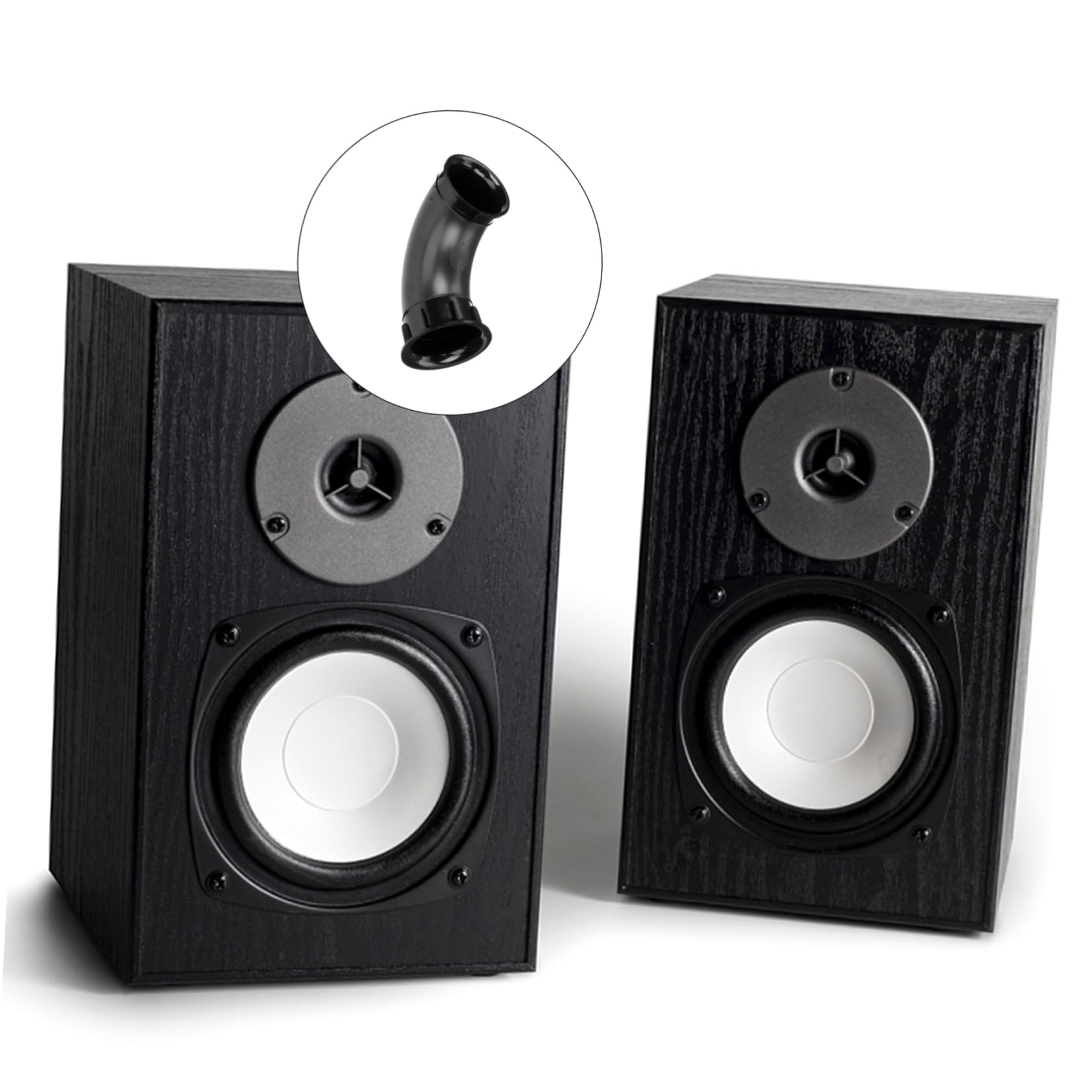 Speaker Parts Kalevel 2 Pcs 4 Inch Speaker Port Tube Subwoofer Port ...