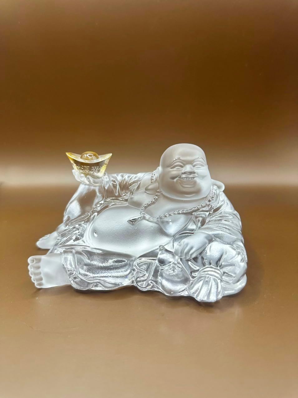 Amazon.com: NATURAL MARBLE SHOP Feng Shui Laughing Buddha Statue, Happy ...