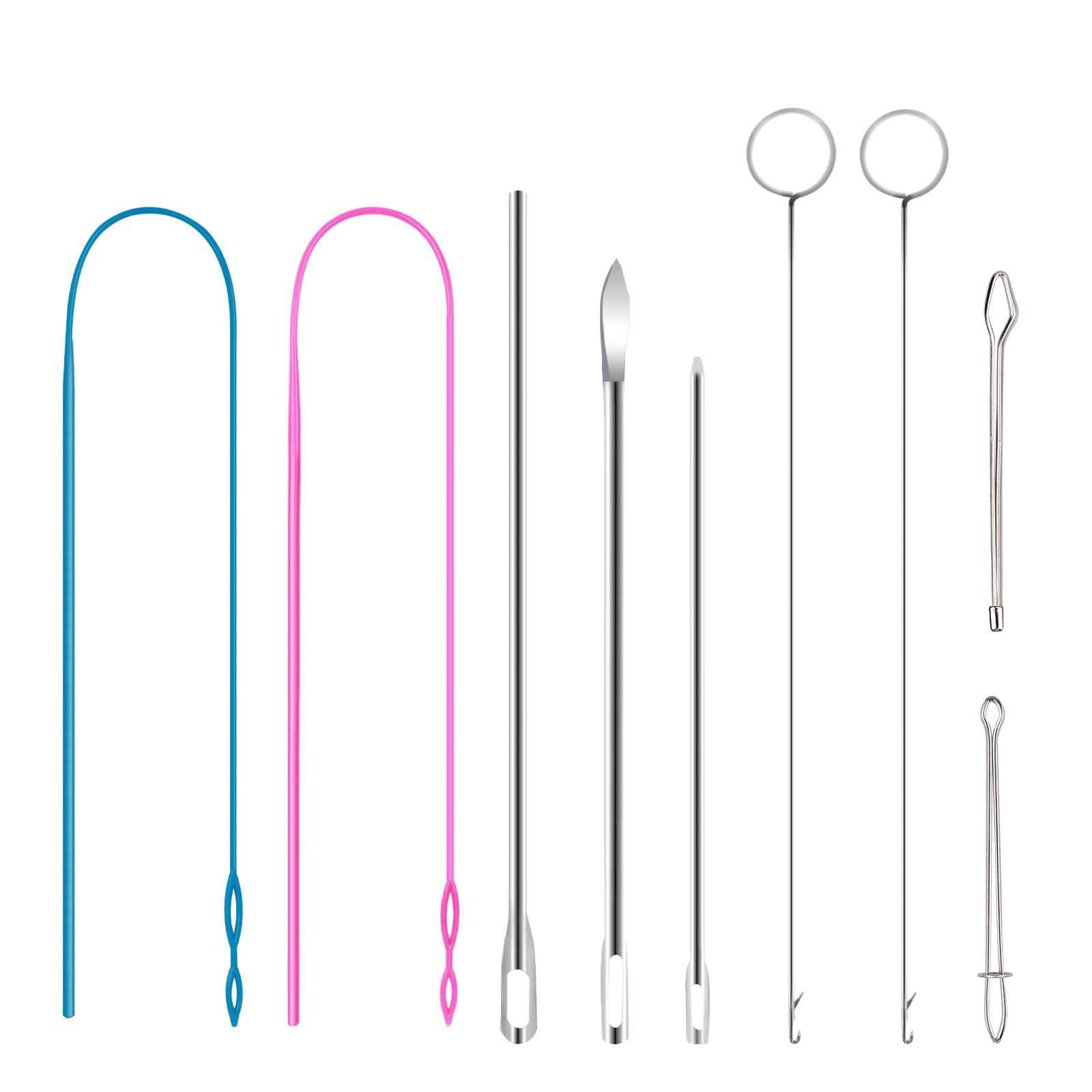 Amazon.com: Hilltian 9 PCS Drawstring Threader Tool Set, Sewing Loop ...