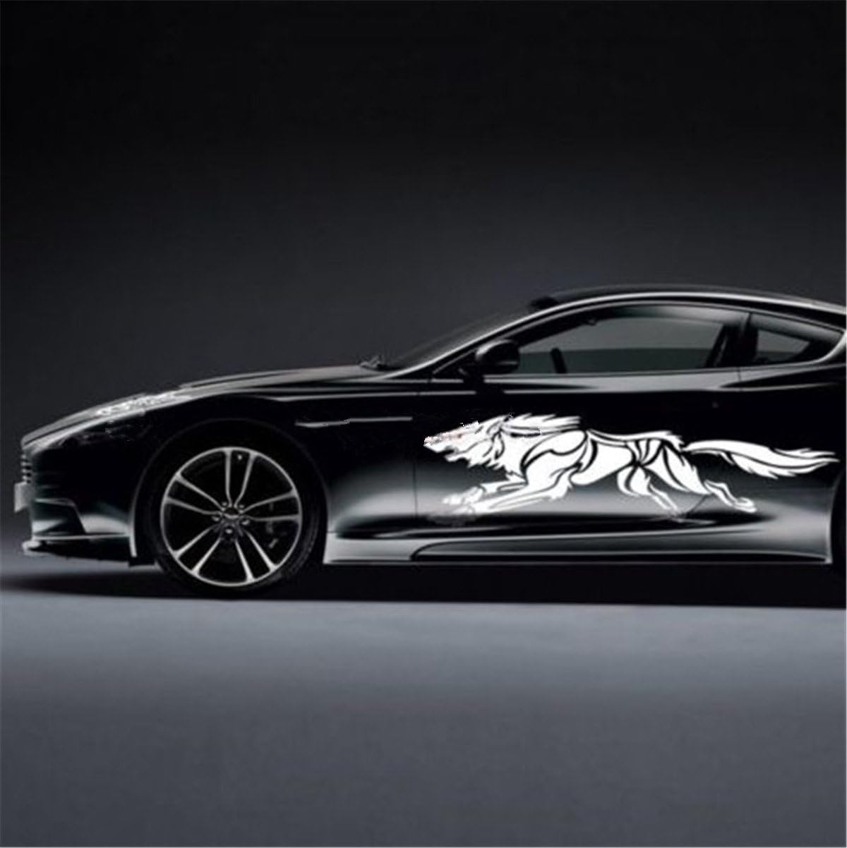 Amazon.com: BININBOX 1 Set Cool Wolf Car Auto Body Decals Sticker Self ...