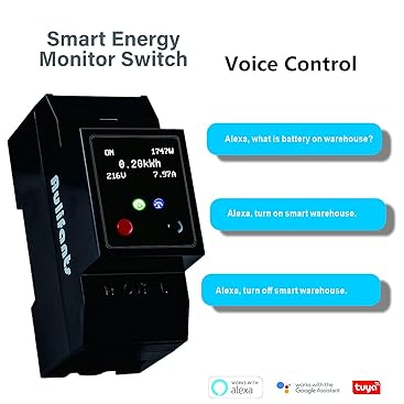 Smart Electricity Energy Usage Watt Monitor Meter Breaker Switch Smartphone Remote Control Timer ...