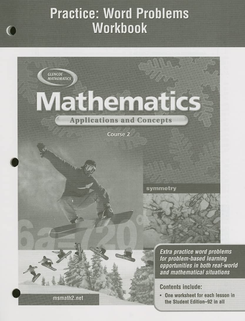 Amazon.com: Mathematics: Applications and Concepts, Course 2, Practice ...