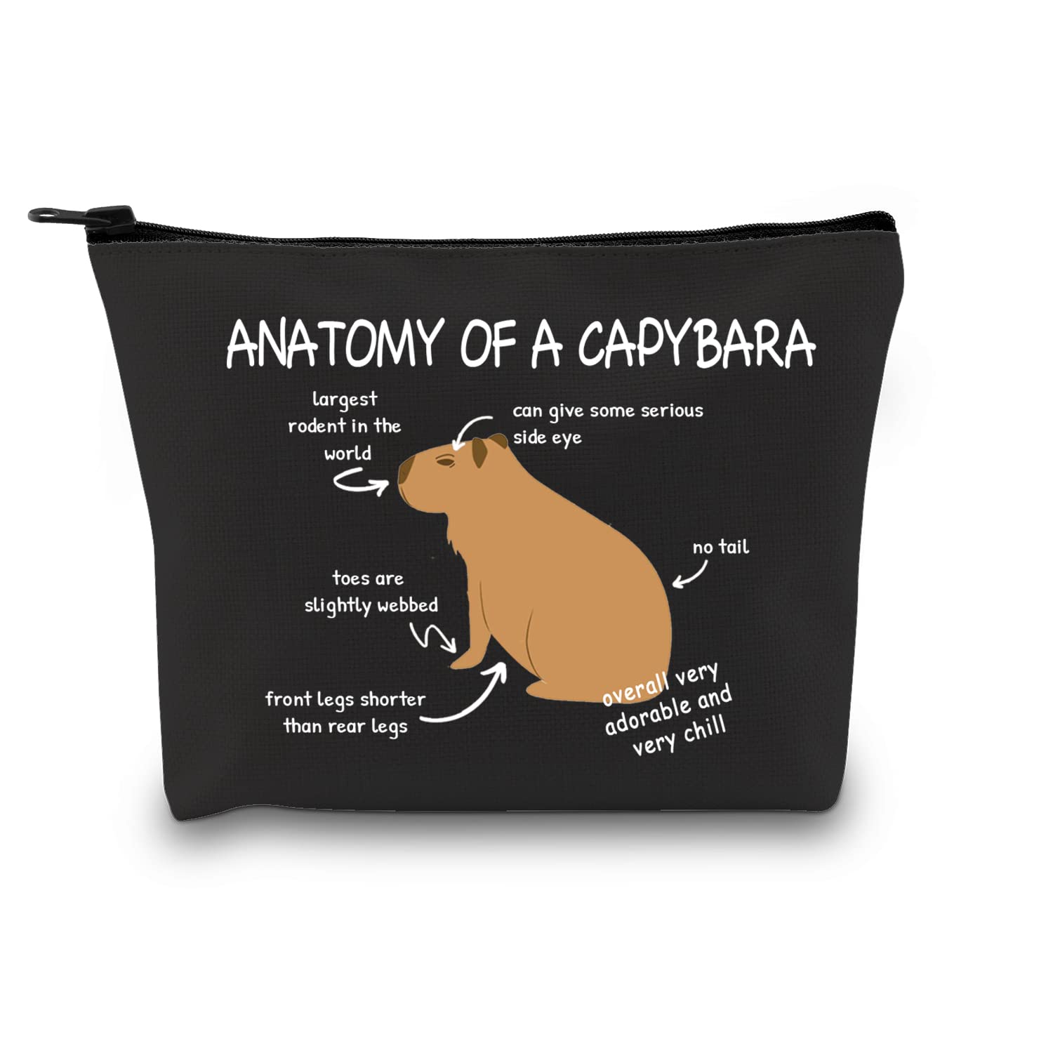 Buy XYANFA Capybara Makeup Bag Capybara Fan Gift Capybara Owner ...