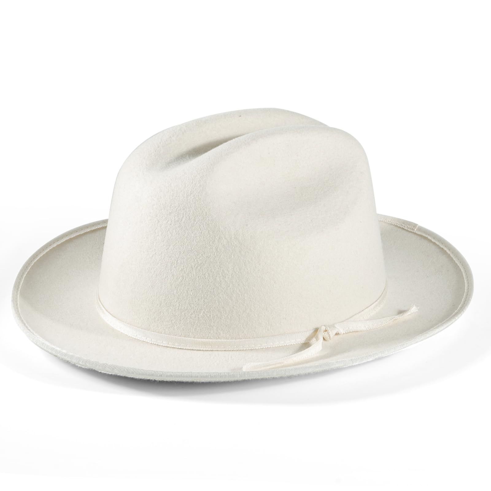 Snapklik.com : Open Road Hat Cowboy Fedora Hat Pure Wool Felt Hat ...