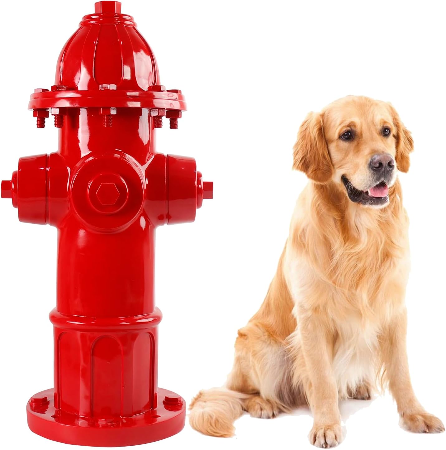 Amazon.com : Chambtalie Dog Fire Hydrant Pee Post Statue with 4 Stakes ...