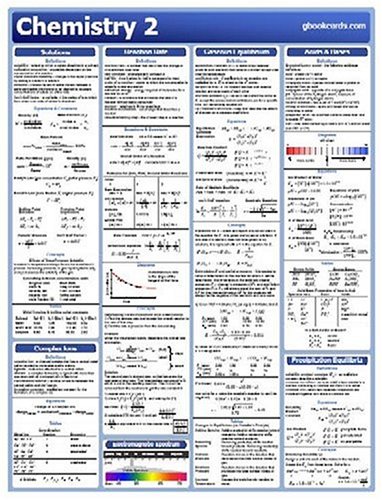 Chemistry 2 Reference Card: Book, Greg: 9781411615113: Amazon.com: Books