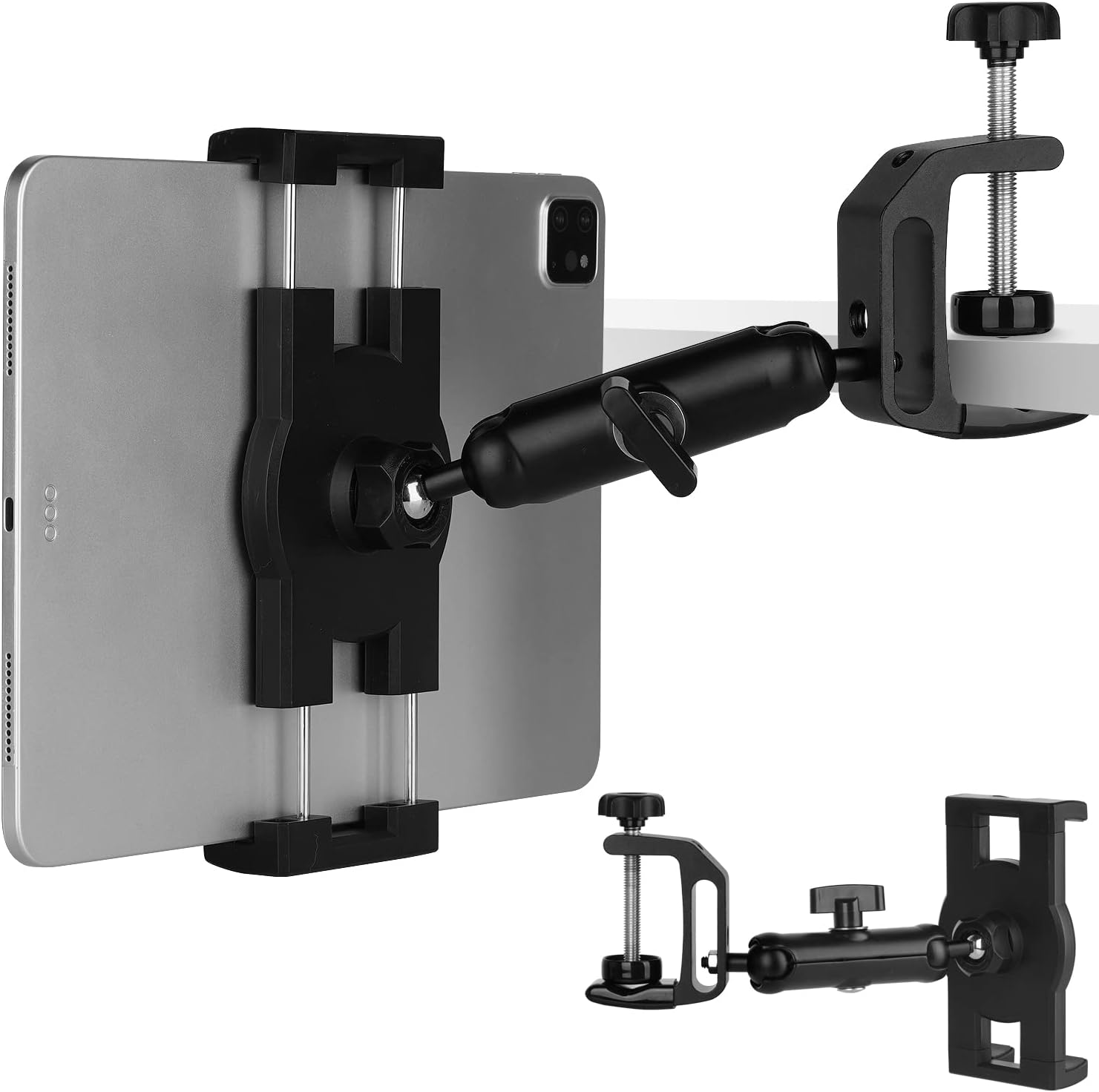 Amazon.com: 3-in-1 iPad Mount – CTA Multipurpose Tablet Mount Stand For ...