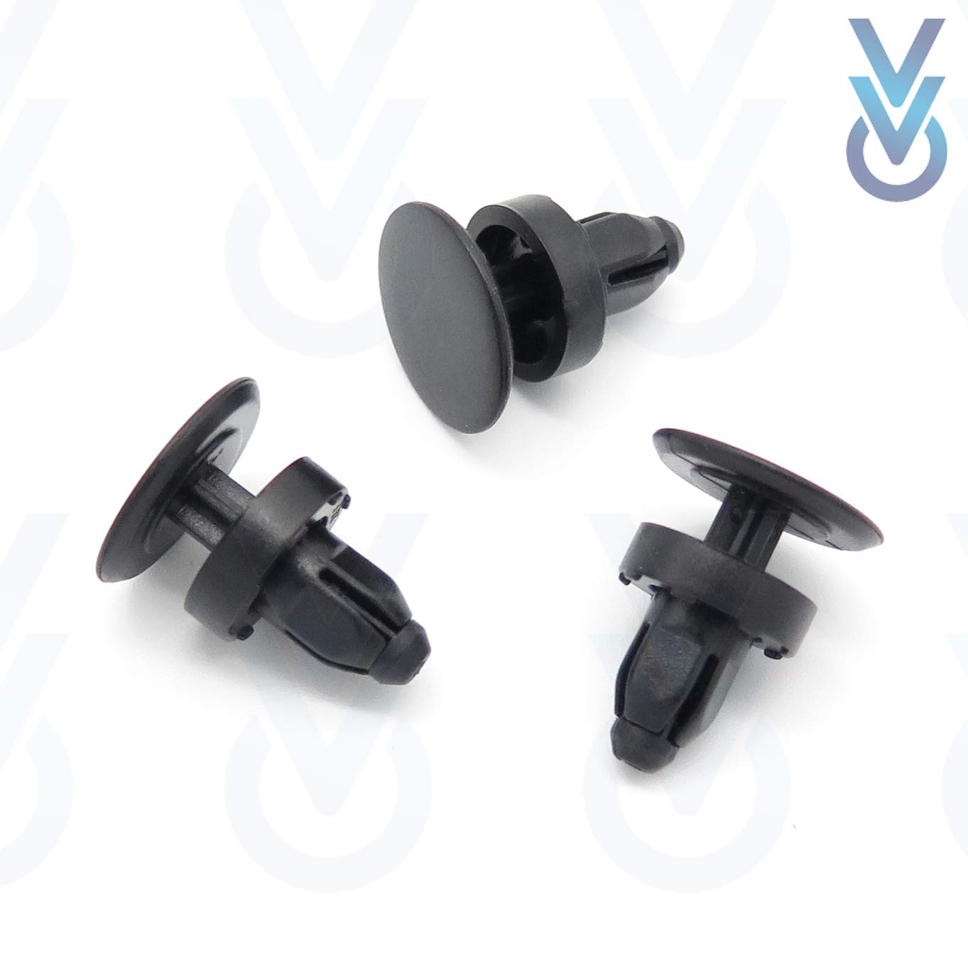 Buy VVOFasteners- Black Plastic Windscreen Cowl/Scuttle Panel Clips for ...