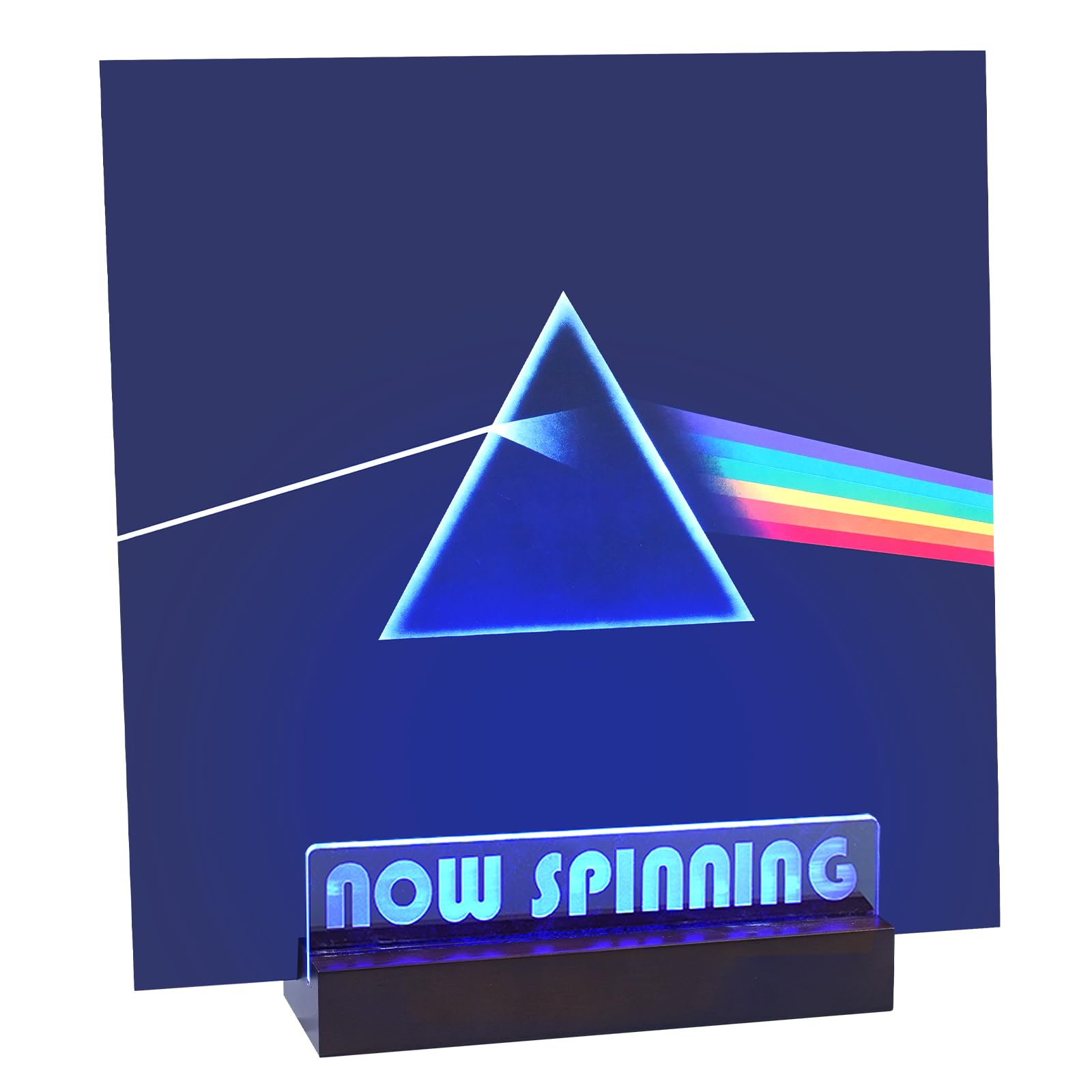 Amazon.com: Now Spinning Vinyl Record Stand - Lighting Vinyl Record ...