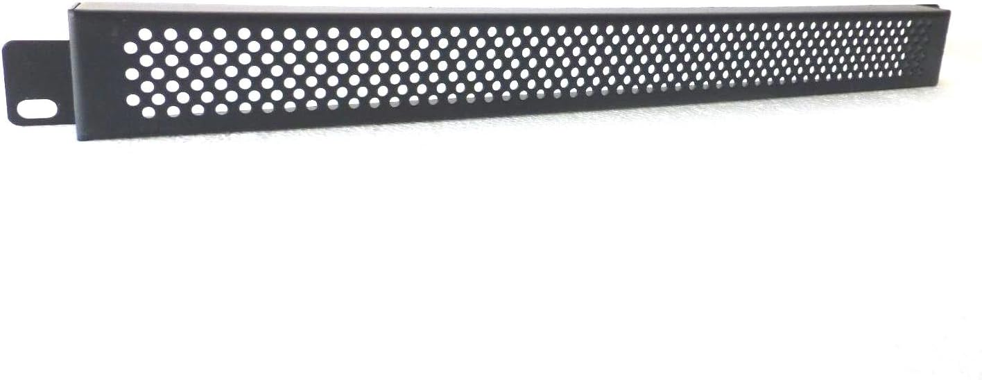 Amazon.com - ZXPC 1U (Space) Black Perforated Security Rack Panel 19" x ...
