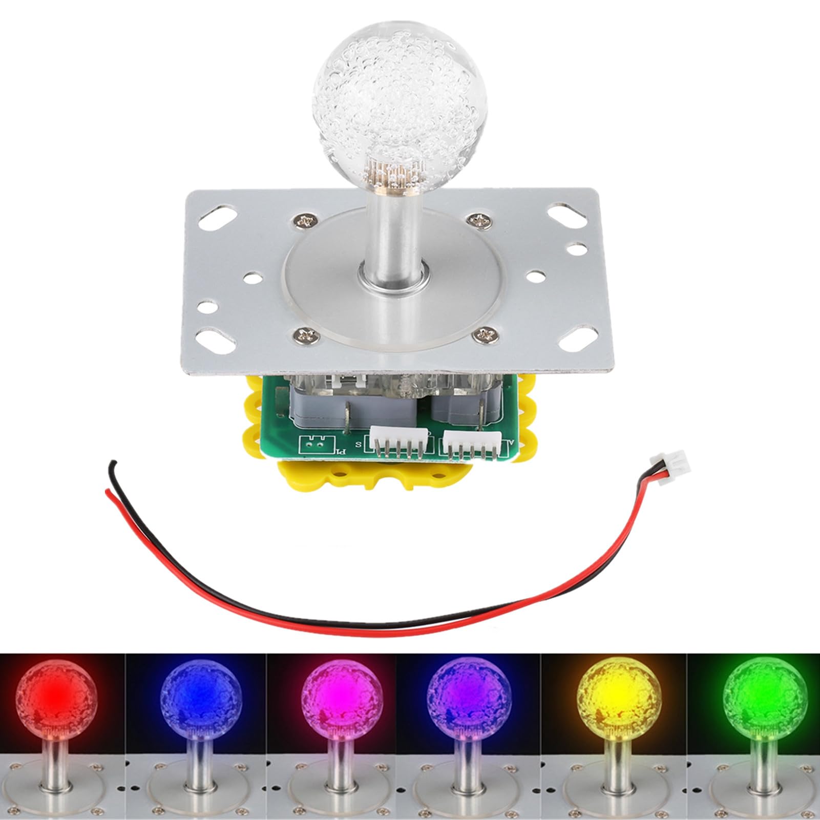Amazon.com: Zerodis LED Colorful Illuminated Joystick, Games DIY Kit ...