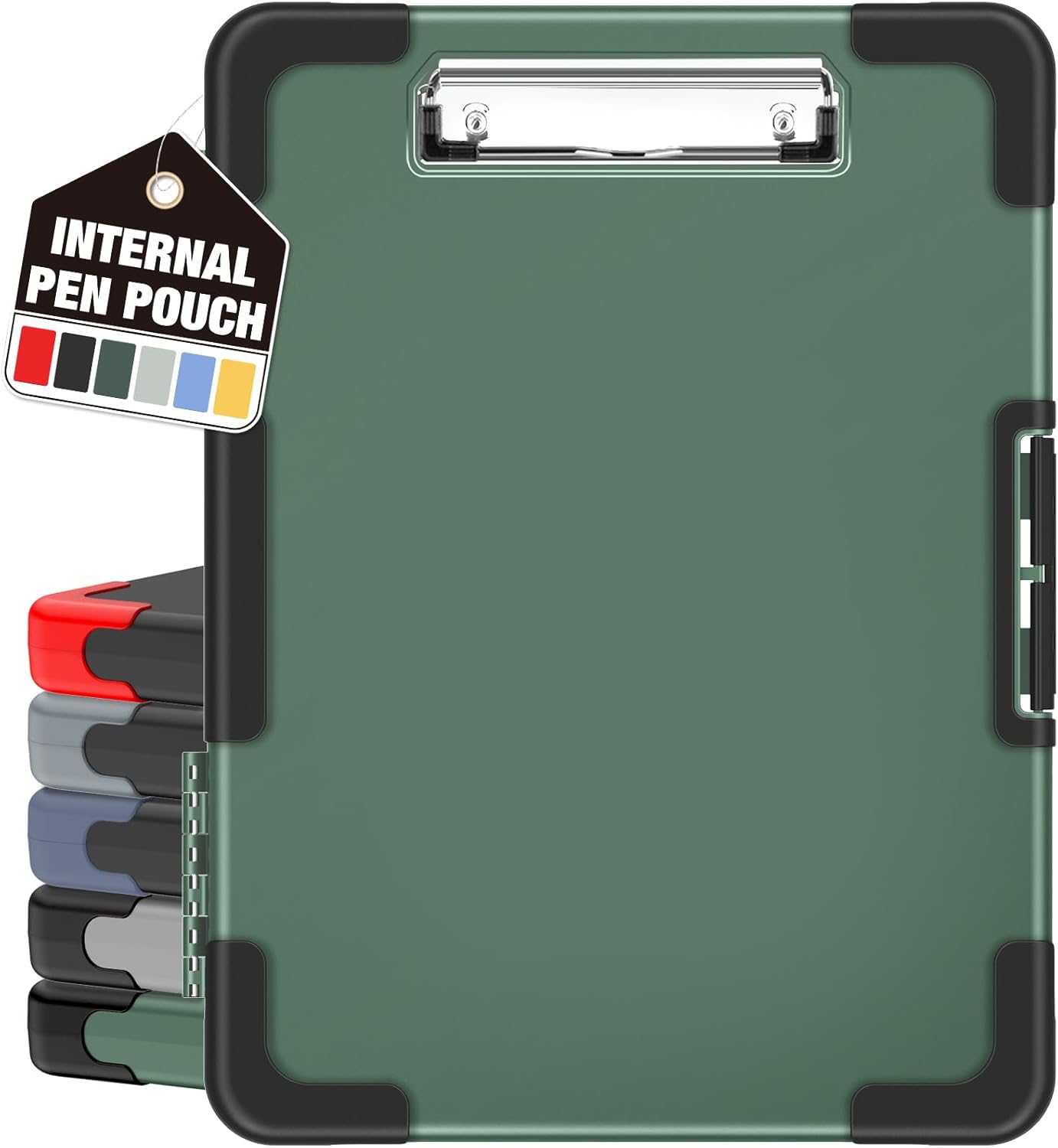 Amazon.com : Sooez Toughest Clipboard with Storage, Internal Pen Pouch ...