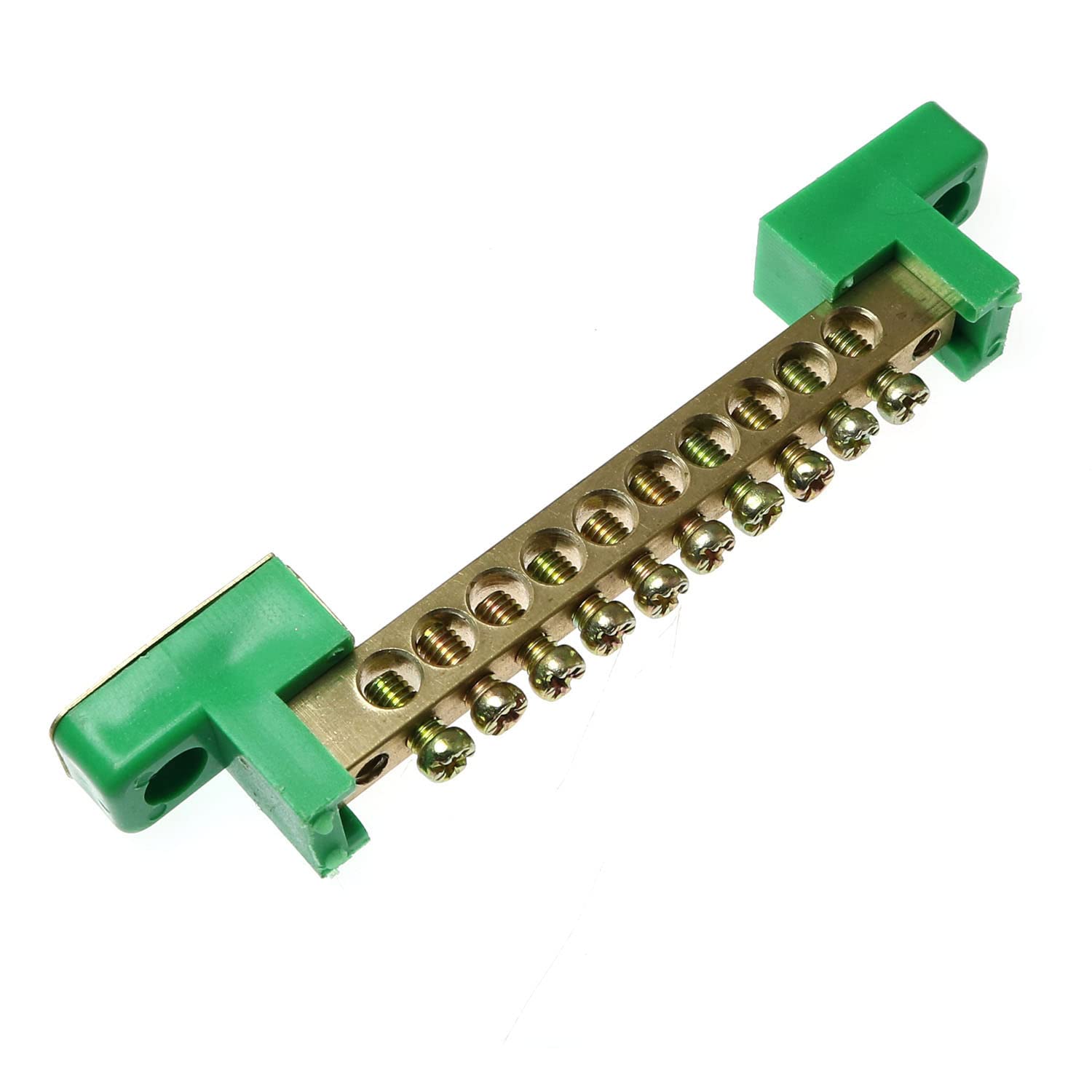 Wire Connector RLECS 10 Position Terminal Bus Bar - 2 Pack Brass ...