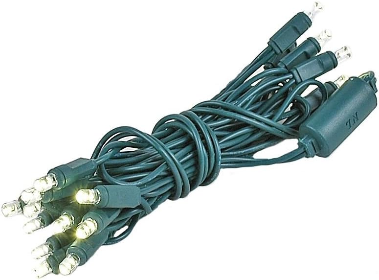 Amazon.com: Darice LT60-5 Clear Teeny 20-Bulb Light Set with Brown Cord ...