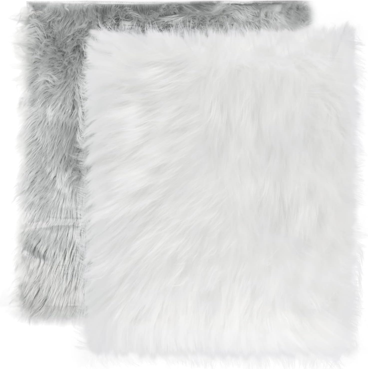 Amazon.com : 2 Pack Newborn Photography Props Blanket 28" x 24" White ...