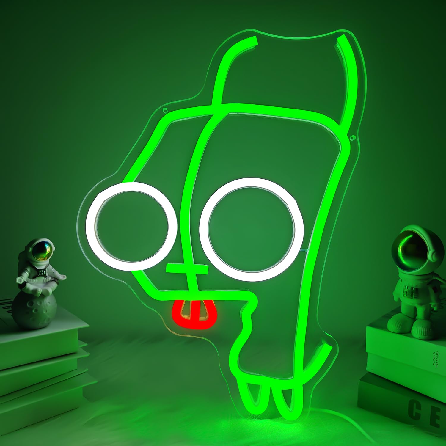Amazon.com : Cartoon Anime Neon Sign for Wall Decor Dimmable Funny Neon ...