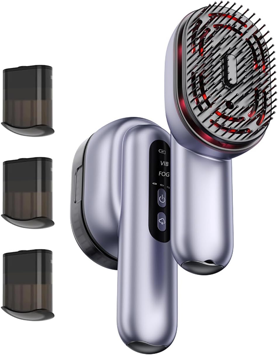 SEAHELTON Electric Scalp Massage Comb, Portable Scalp Massager Electric ...
