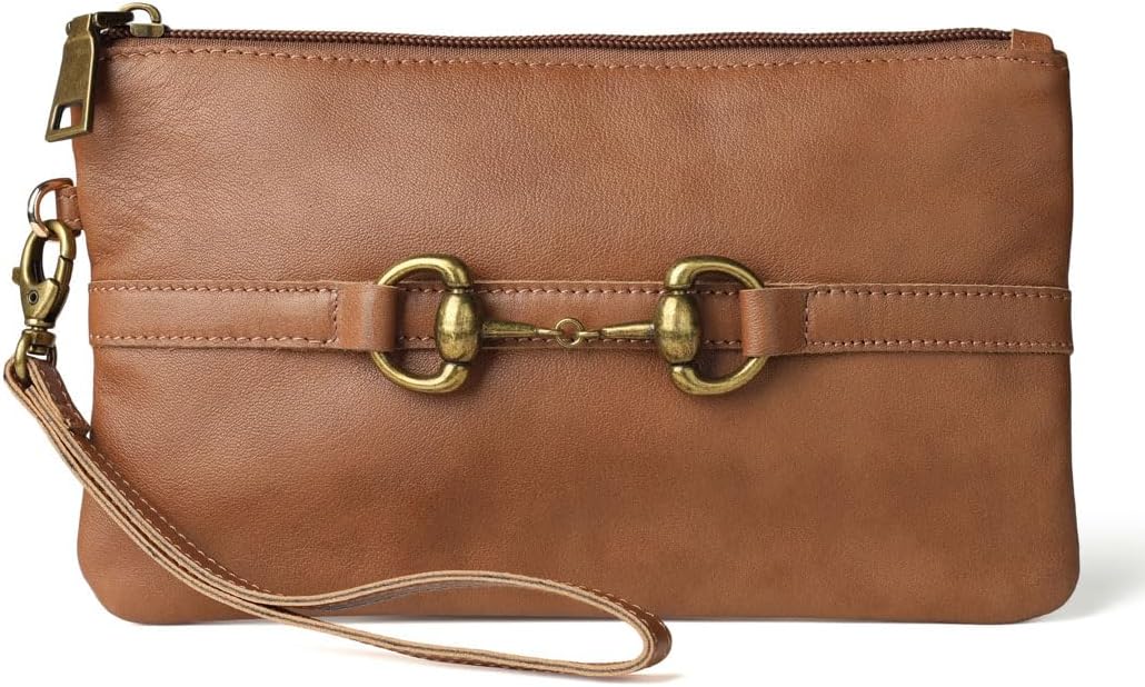 Amazon.com: AWST Snaffle Bit Clutch Bag-Brown : Clothing, Shoes & Jewelry