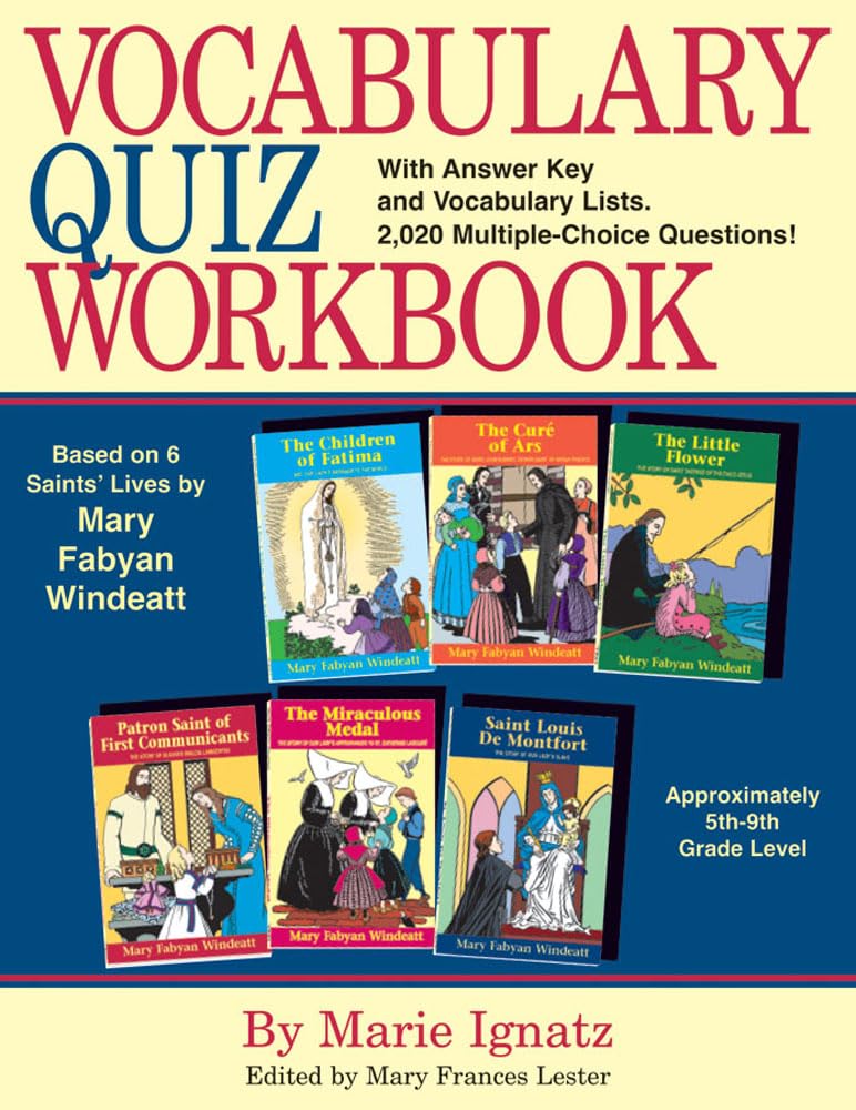 Vocabulary Quiz Workbook: Ignatz, Marie: 9780895557438: Amazon.com: Books