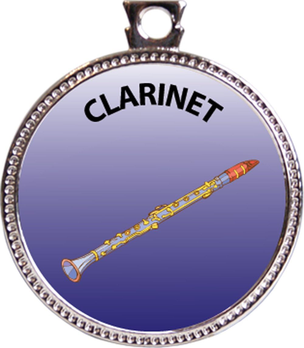 Amazon.com: Keepsake Awards Clarinet Award, 1 inch Dia Silver Medal ...
