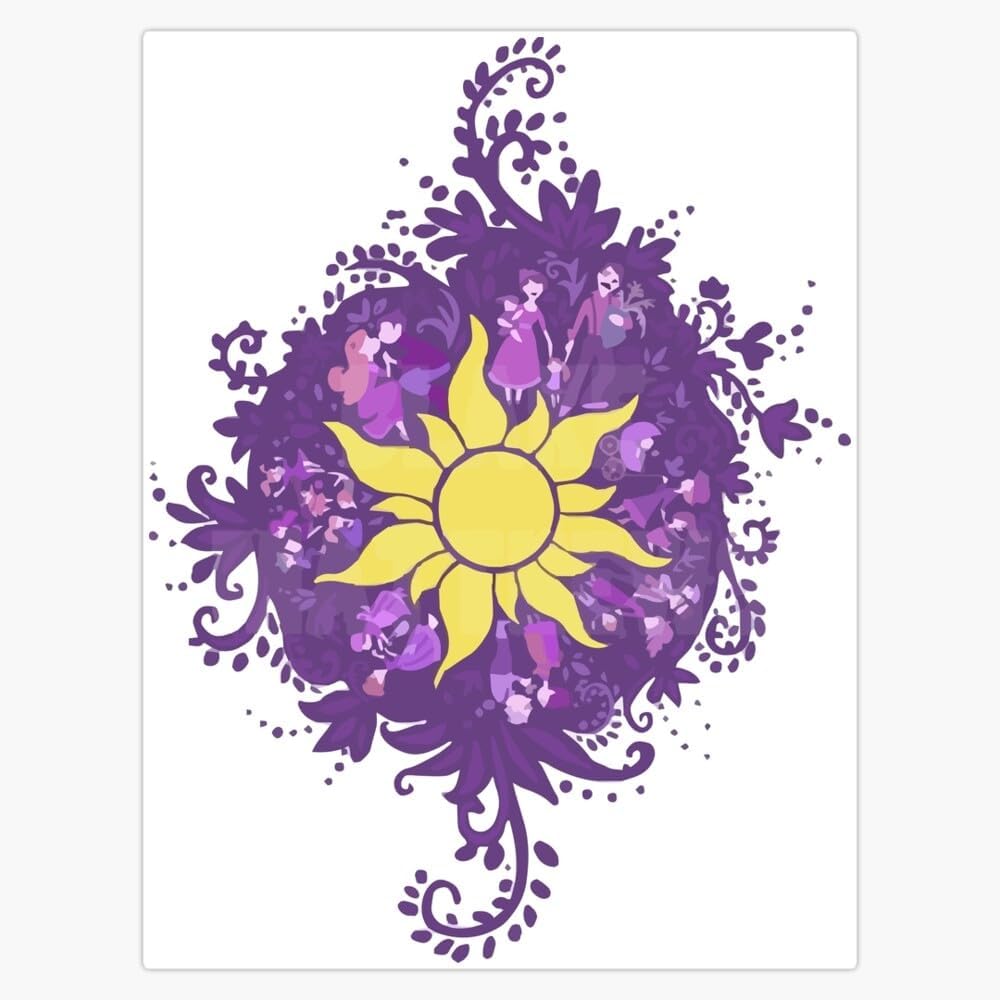 Amazon.com - Tangled Sun Kingdom Dance Window Water Bottle Bumper ...