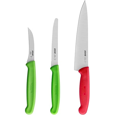 Buy KOHE 1 Premium Stainless Steel Carving Kitchen Knife, 1 Narrow Edge ...