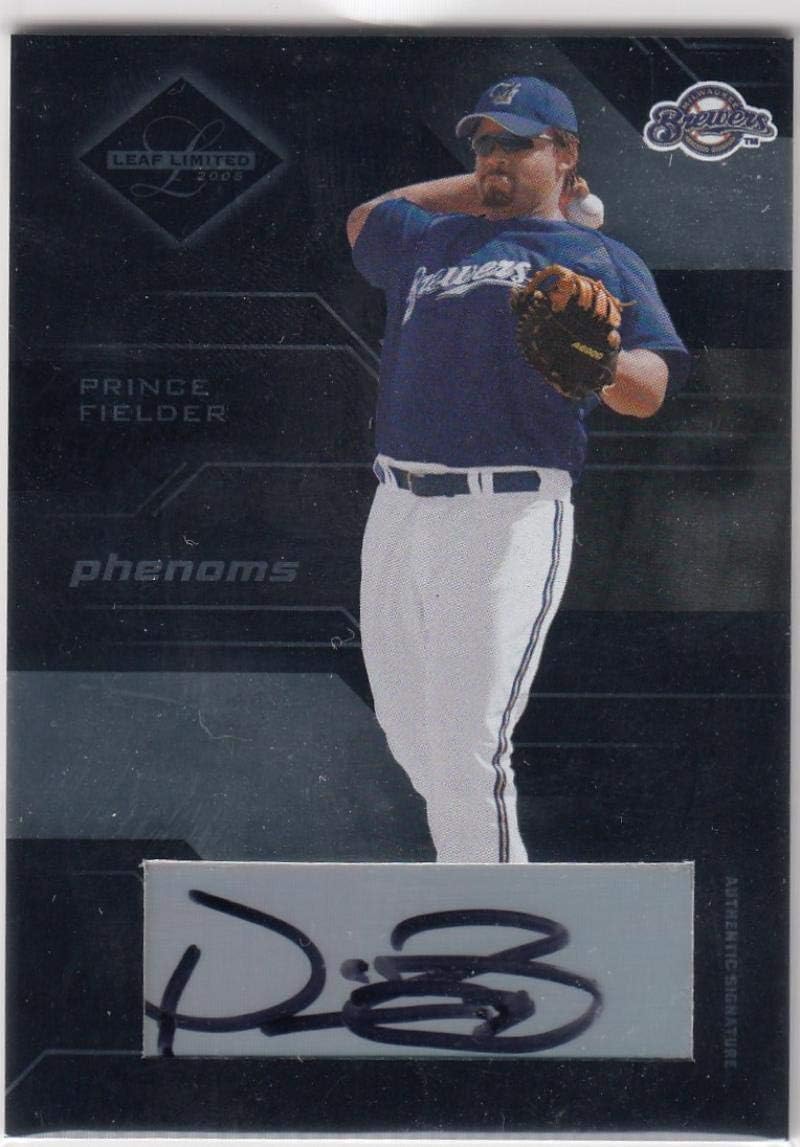 Amazon.com: 2005 Leaf Limited Prince Fielder #200 NM Near Mint RC ...