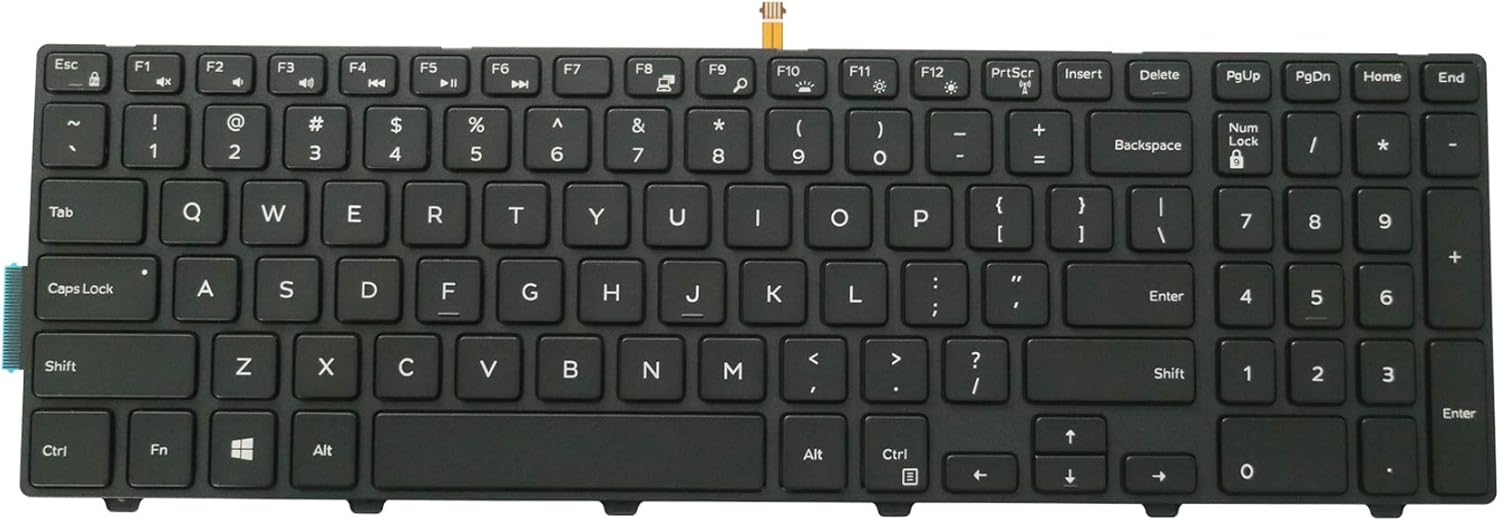 Amazon.com: AUTENS Replacement Keyboard for Dell Latitude 15 3000 3550 ...