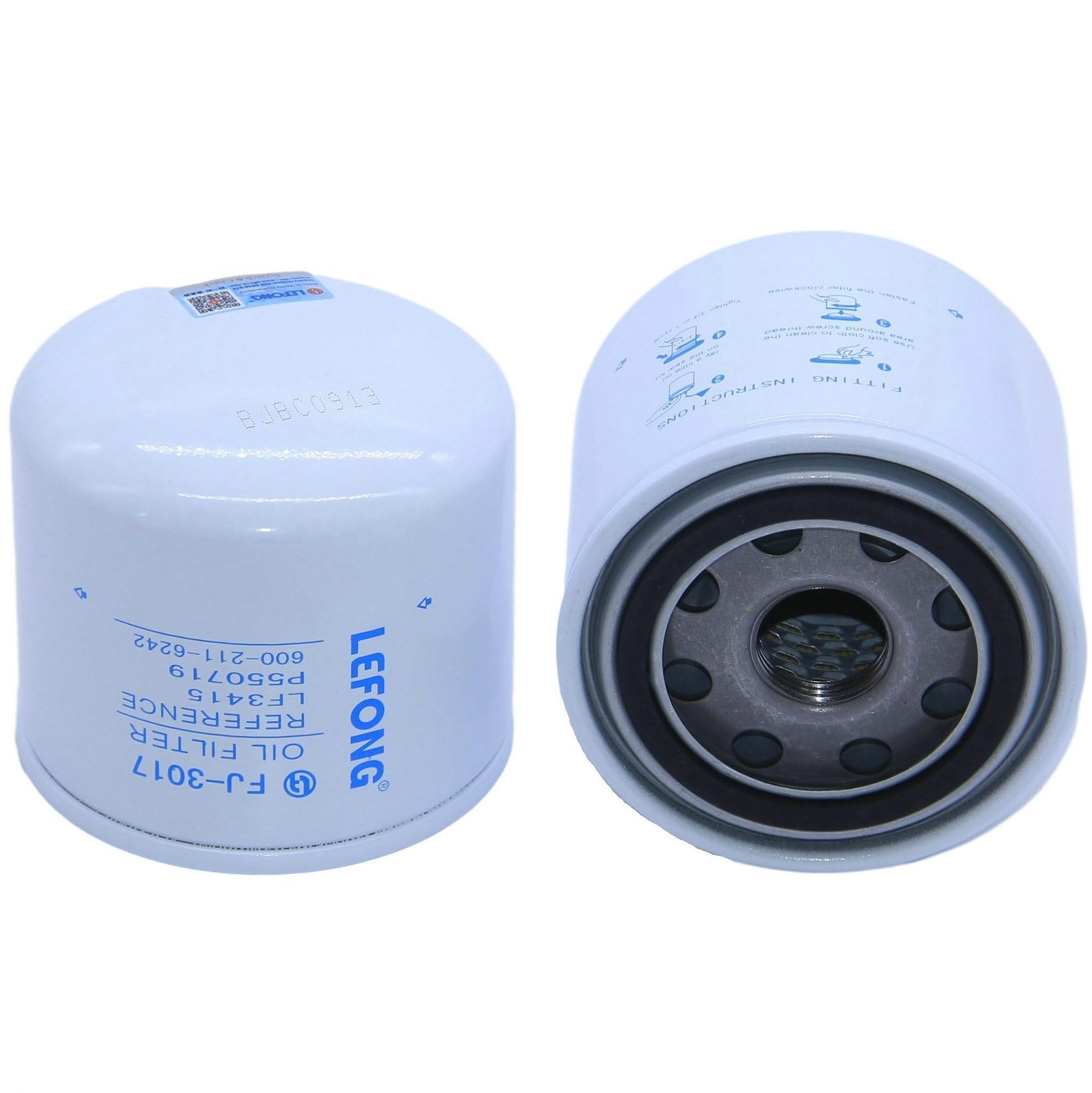 Amazon.com: LEFONG FJ-3017 Oil Filter Replaces 3136046R93, P550719 ...