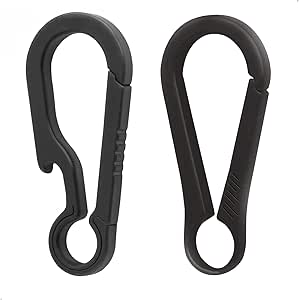 Amazon.com: PJYTAC Black Titanium Carabiner for Keys Bundle : Sports ...