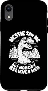 Amazon.com: iPhone XR Loch Ness Monster, Nessie Saw Me, Cryptid Nessie Case : Cell Phones ...