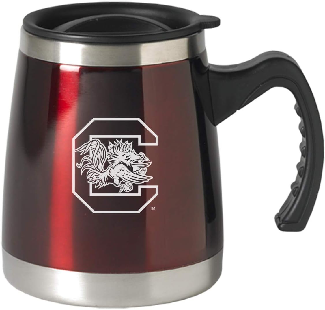 Amazon.com: 16 oz Stainless Steel Coffee Tumbler - South Carolina ...