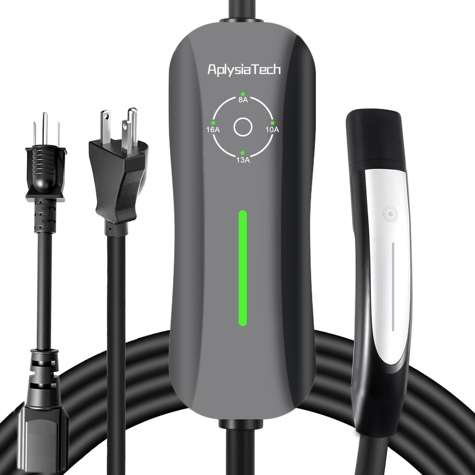 Amazon.com: AplysiaTech Level 1+2 Tesla Charger,16 Amp 120V /240V ...