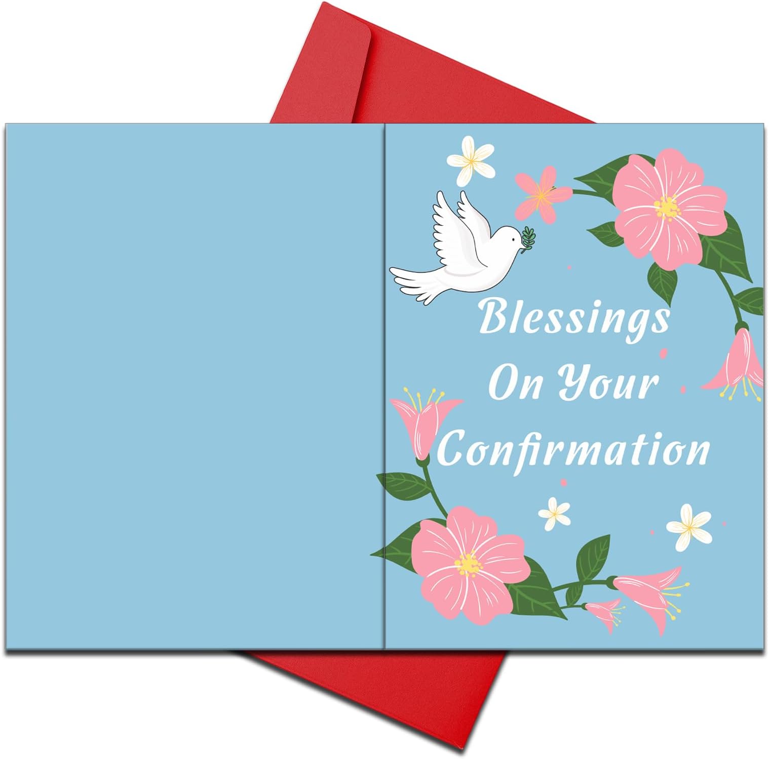 Amazon.com : Brevcrnr Baptism Card, Confirmation Sponsor Gifts for ...