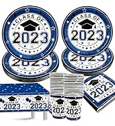 Amazon.com: 2023 Graduations Decorations - Red and Blue Class of 2023 ...