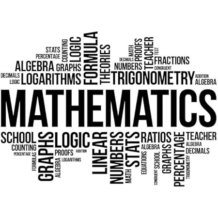 Amazon.com: Large Vinyl Wall Decal Lettering Mathematics Math Symbols ...