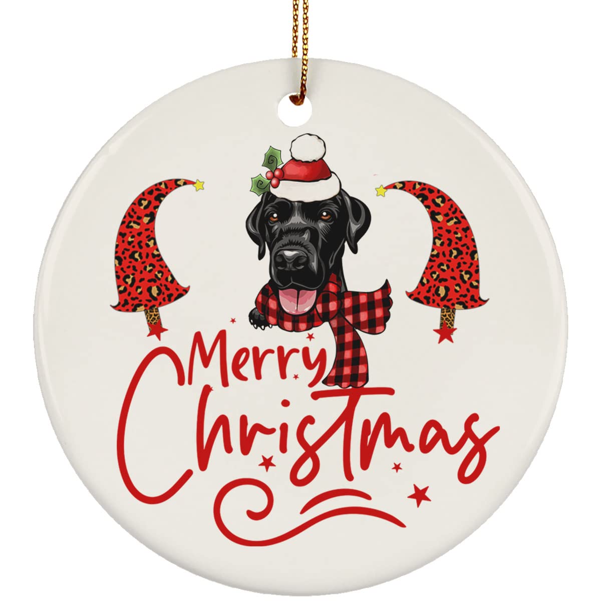 Merry Christmas Black Lab