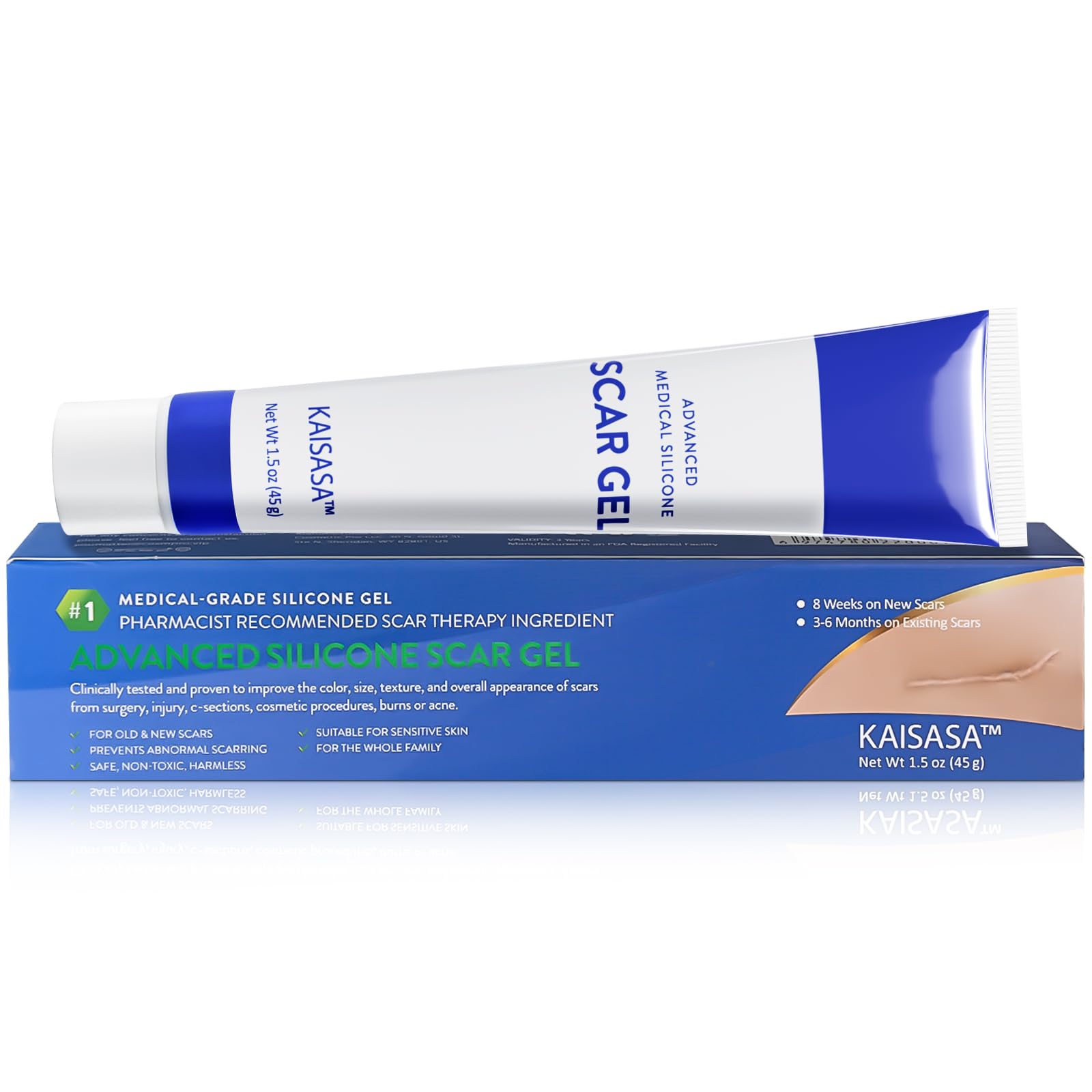 Amazon.com: BOJICA Scar Cream, Silicone Scar Gel for Old and New Scars ...