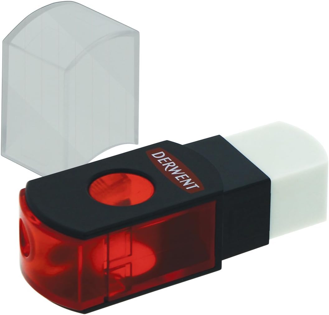 Amazon.com : 2 IN 1 Pencil Sharpener and Eraser Combo - 2 included in ...