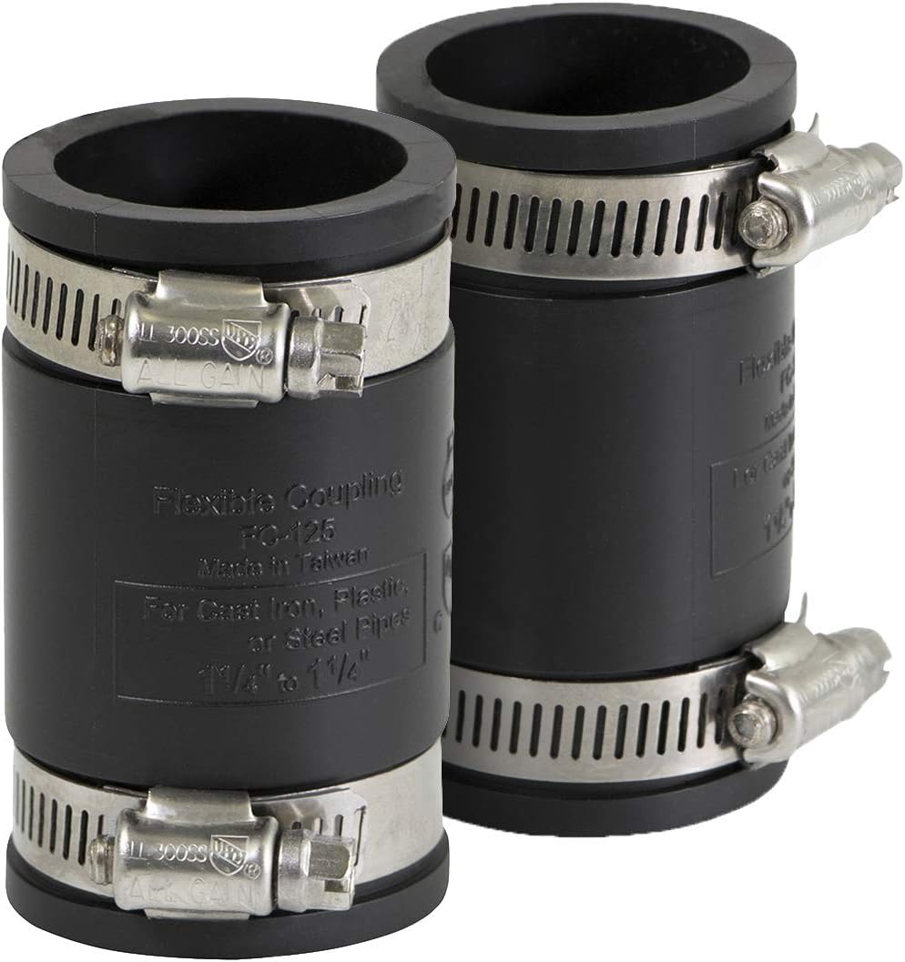 Supply Giant 6I44x2 Flexible PVC Coupling Inner Diameter 1.3 inch with ...