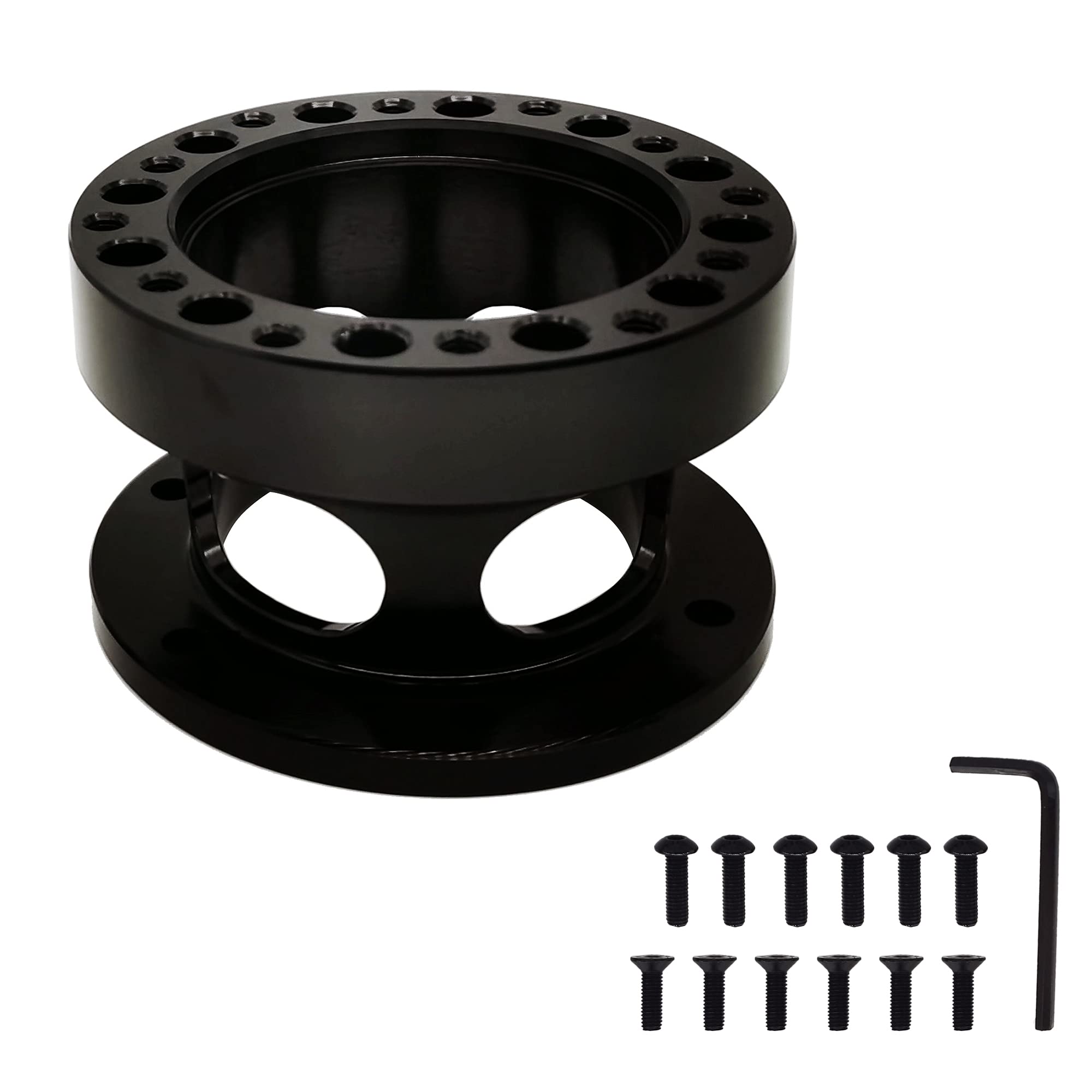 Snapklik.com : 2 Inch Steering Wheel Hub Spacer Universal Car Aluminium ...