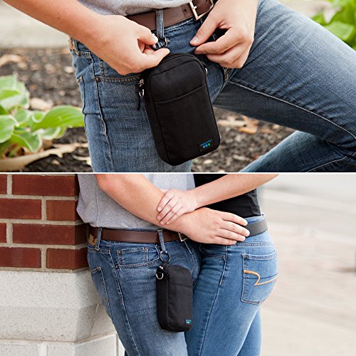 Aapporto Cellphone Purse Black Crossbody Shoulder Bag - for iPhone 11 ...