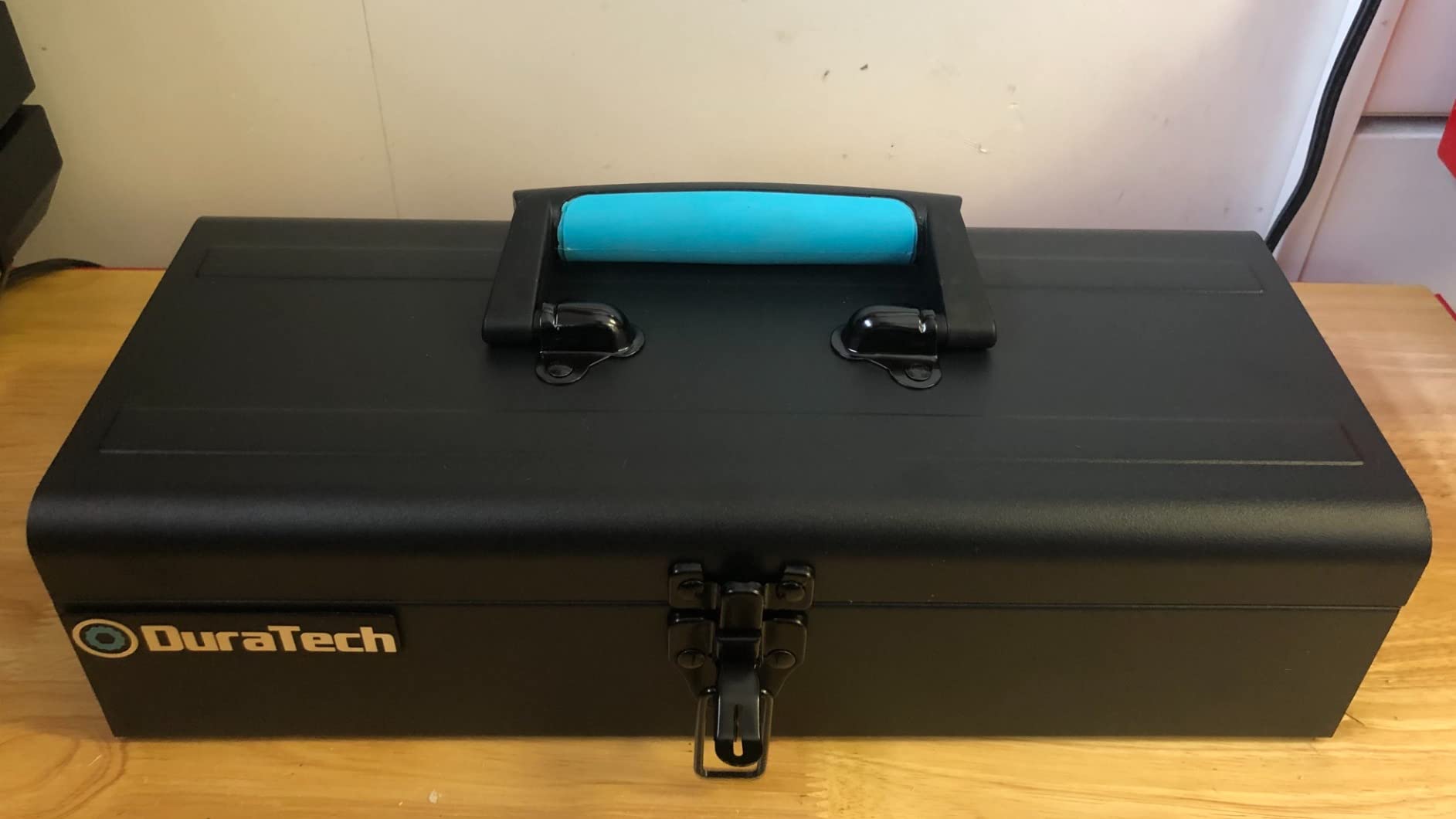 $6/mo - Finance DuraTech Metal Tool Box, 15" Portable Steel Tool Box ...