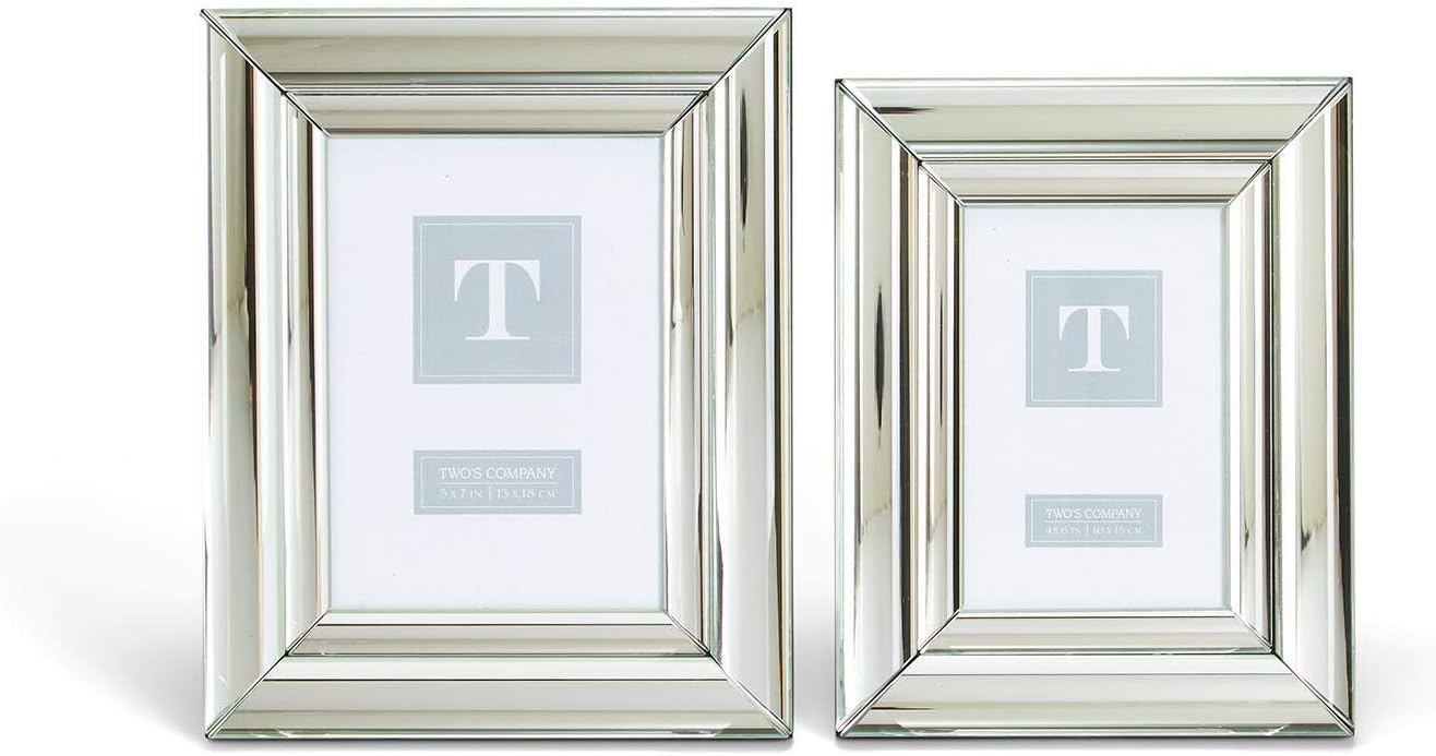 Amazon.com - Two's Company Inc. Classique Set of 2 Photo Frames with ...