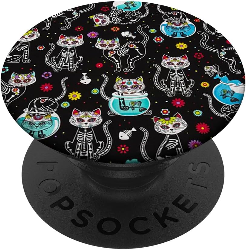 Amazon.com: Watercolor Colorful Cat Print Pop Kitty Socket Mount Print ...
