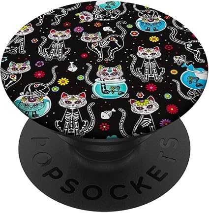 Amazon.com: Watercolor Colorful Cat Print Pop Kitty Socket Mount Print ...