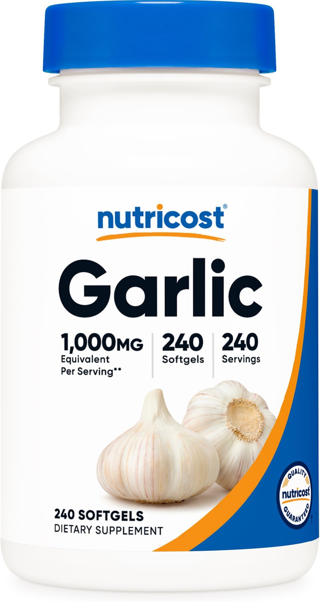 Amazon.com: Nutricost Garlic 1000mg, 240 Softgels - Premium, High ...