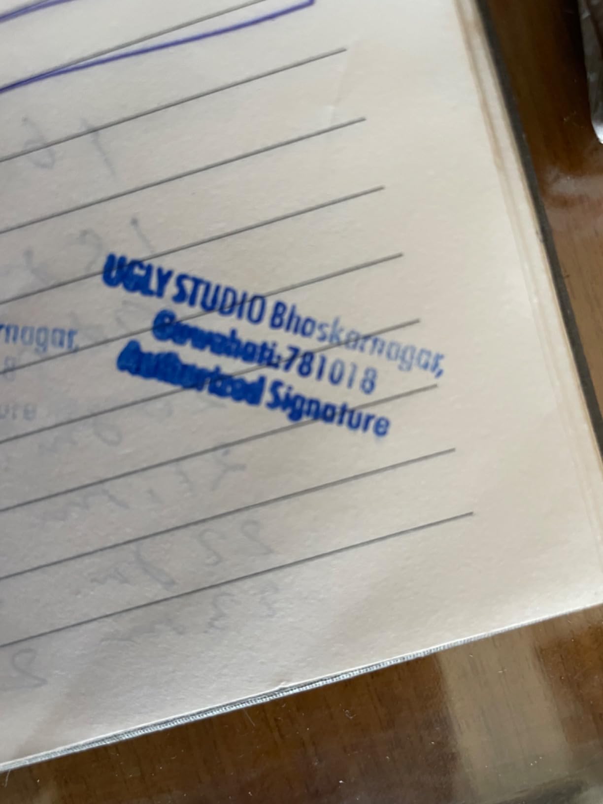 Savri Personalized Self-Inking Pocket Rubber Stamp -Name, Signature, or ...