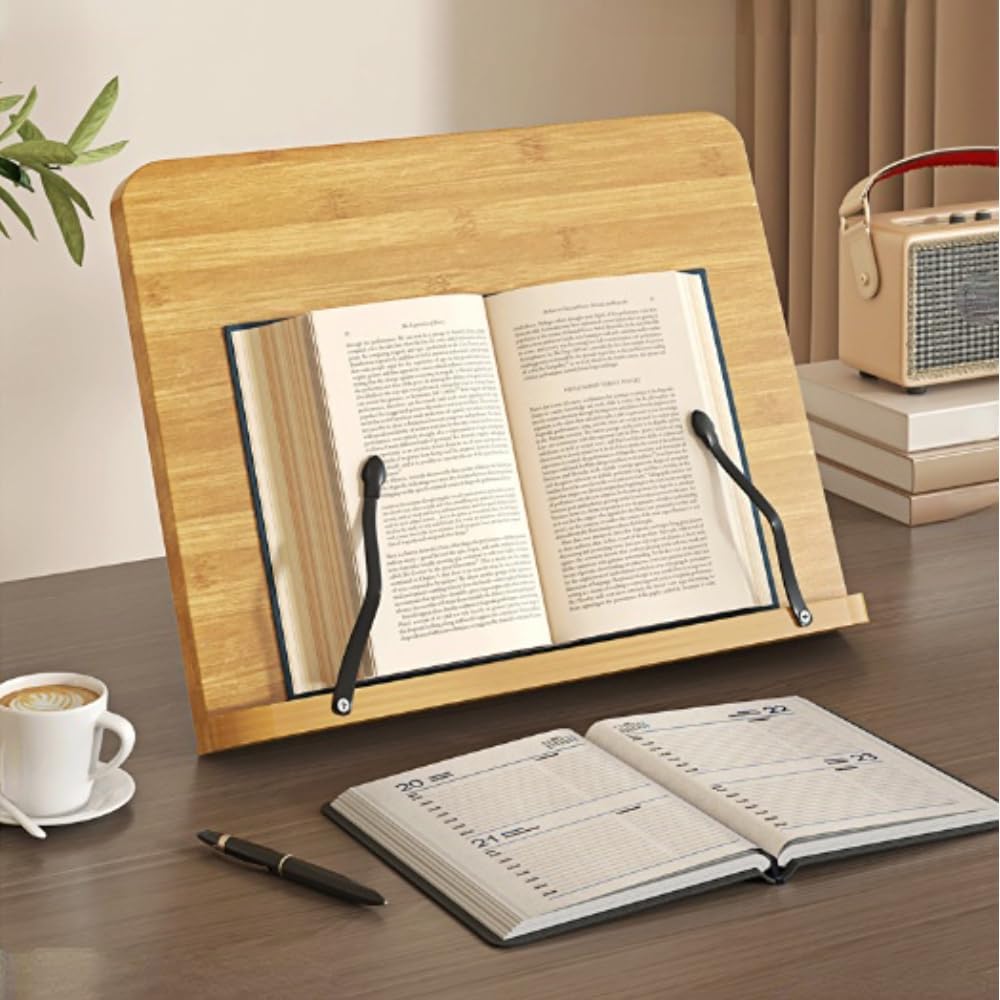 Frafuo Foldable Recipe Book Stand for Reading in Bed (28 * 20Cm)-Cook ...